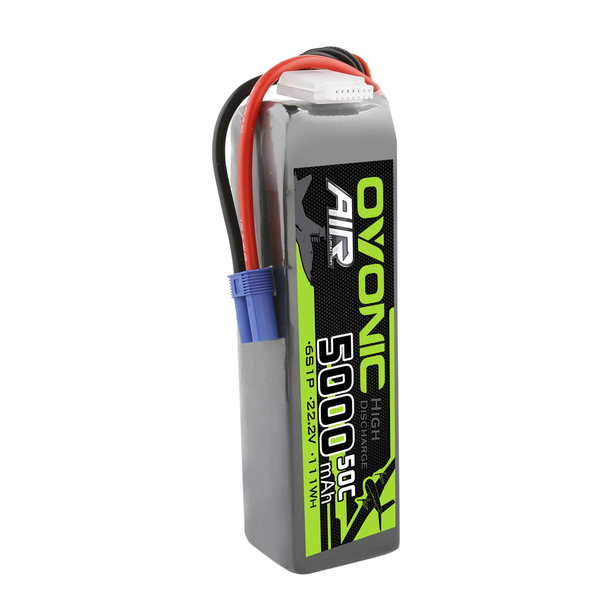 Ovonic Air 6S 5000mAh 22,2V 50C EC5 Lipo Akku – LiPo24.de I Der Akku Profi