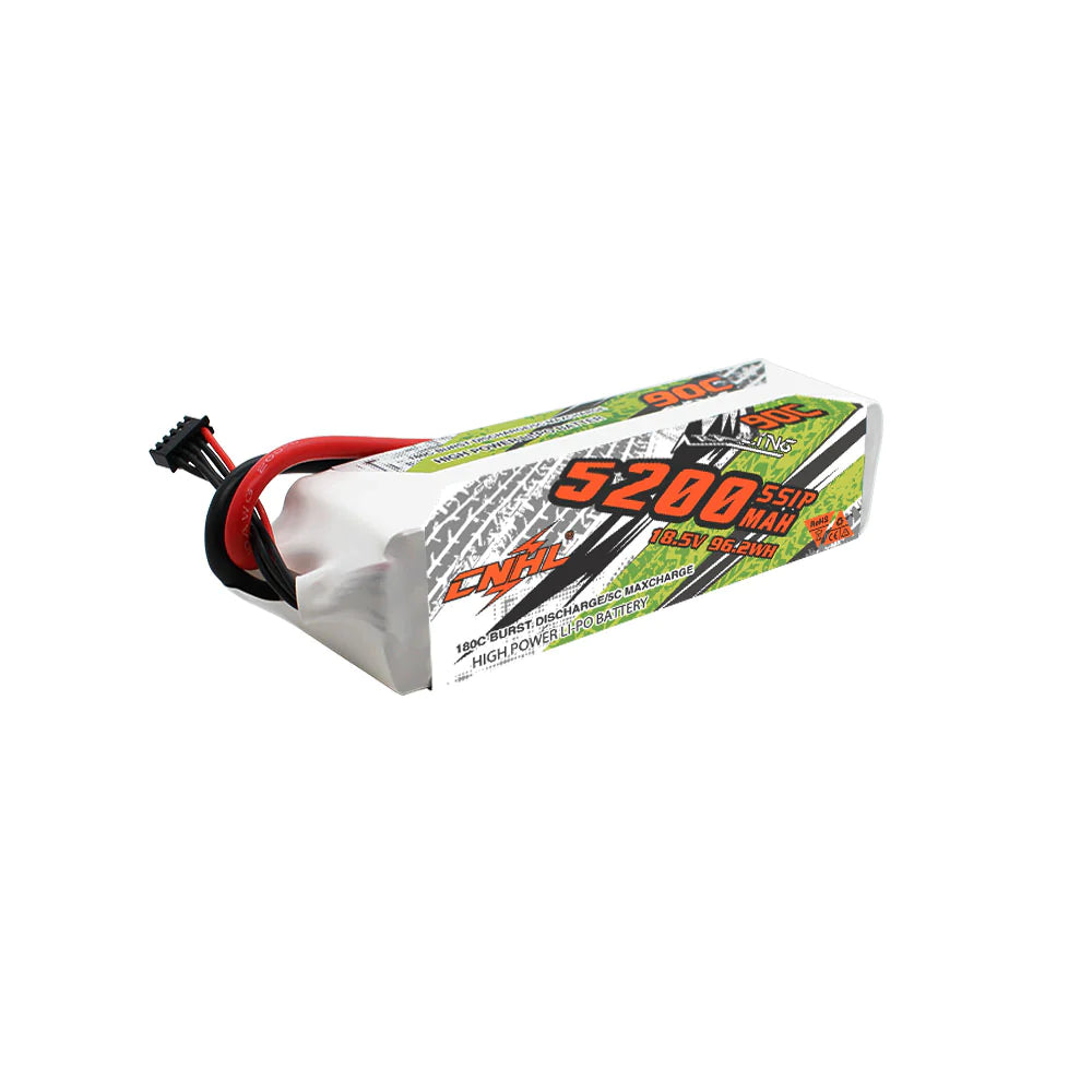 CNHL Racing Series 5S 5200mAh 18,5V 90C EC5 Lipo Akku – LiPo24.de I Der Akku Profi
