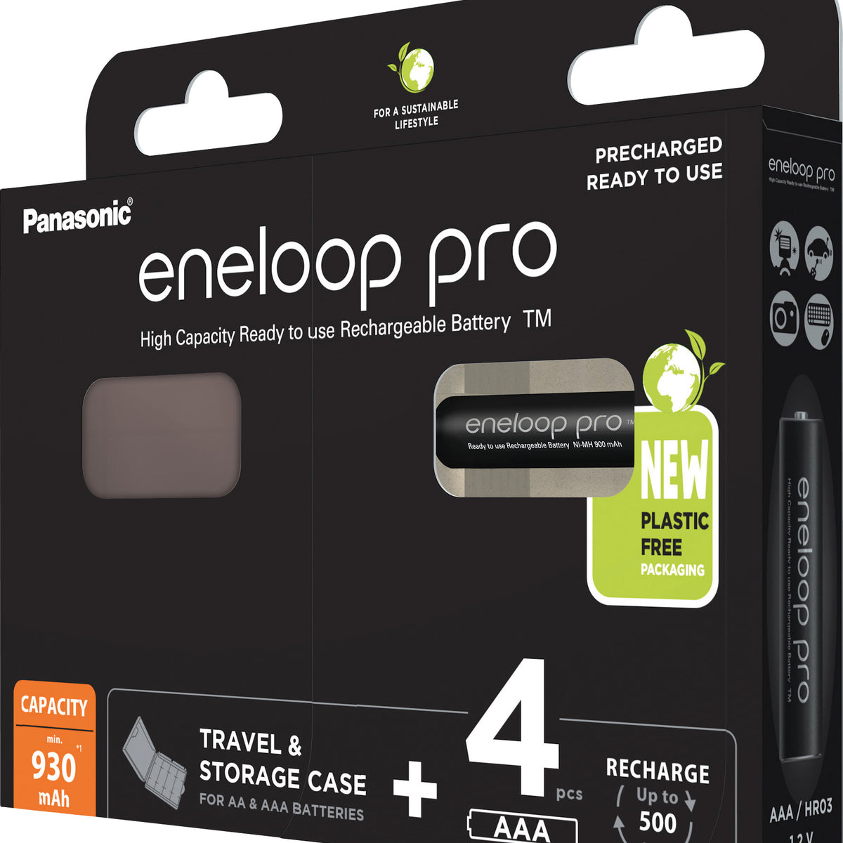 Panasonic Akku Nimh Micro Aaa Hr03 1 2v 930mah Pro Pre Charged I
