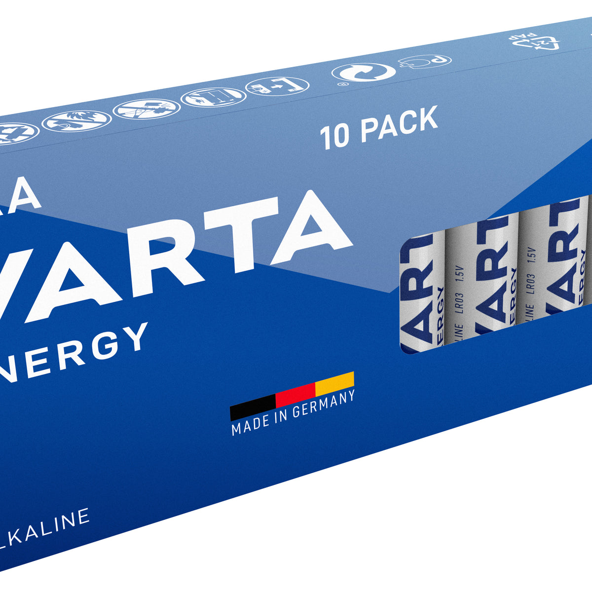 Varta Energy Batterie Alkaline AAA LR03 1,5V 10er Pack – LiPo24.de I Der Akku Profi