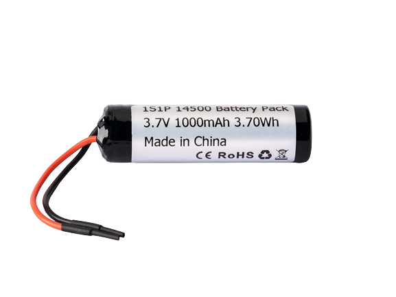 Keeppower 1S1P 14500 3,6V - 3,7V 1000mAh Li-Ion-Akku mit BMS-Schutz ...