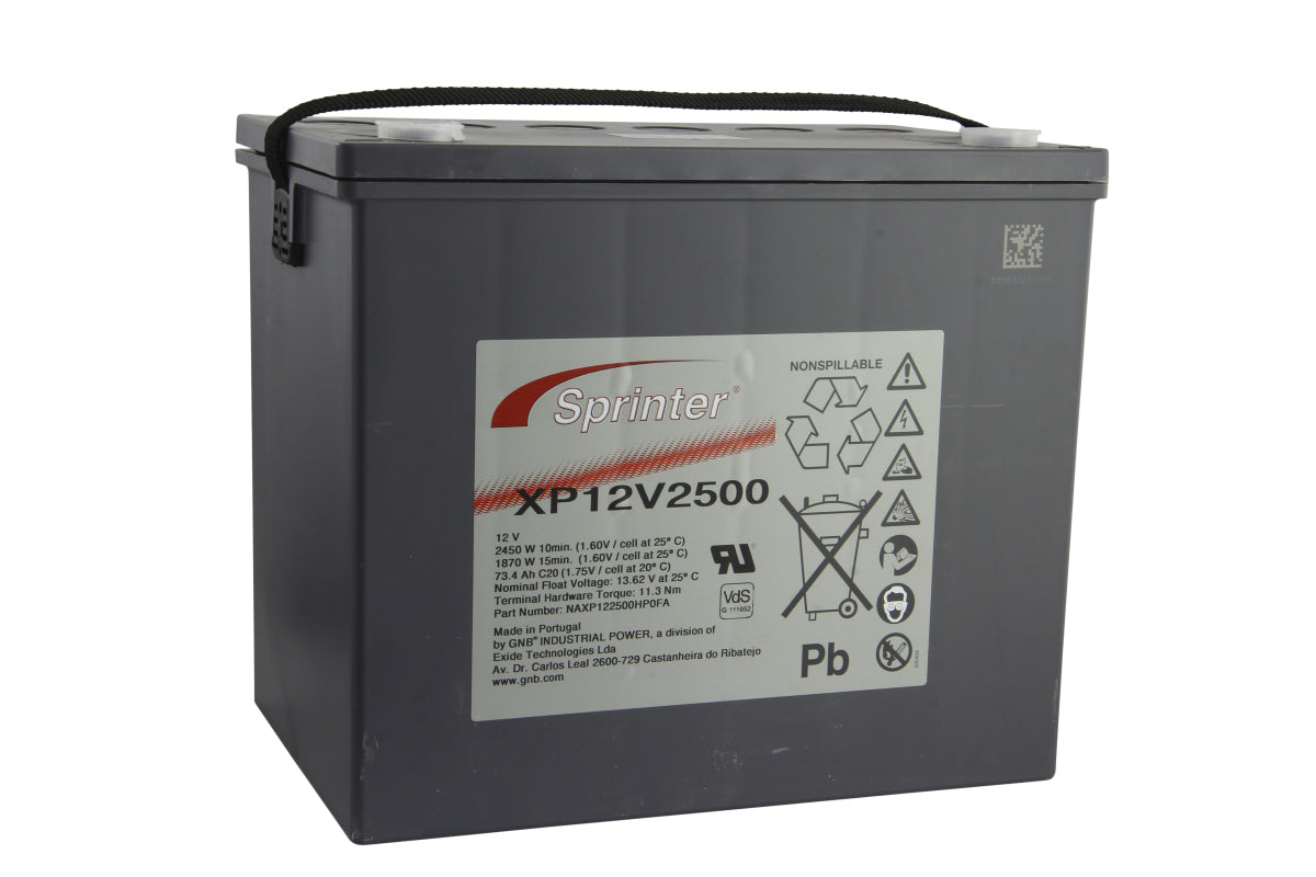 EXIDE Blei Vlies (AGM) Sonnenschein Sprinter XP12V2500 12.0V 69.5Ah ...