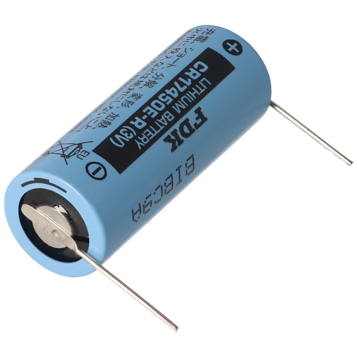 Sanyo CR17450E-R 3V 2200mAh Size A mit Lötpaddel Lithium Batterie ...