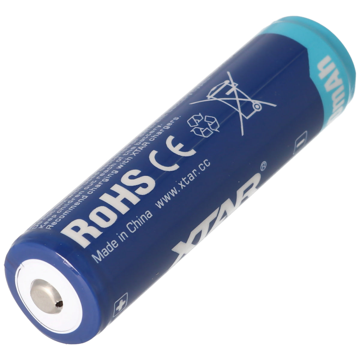 XTAR 18650 3500mAh 3,7V Li-Ion Akku (geschützt mit Kopf) – LiPo24.de I ...
