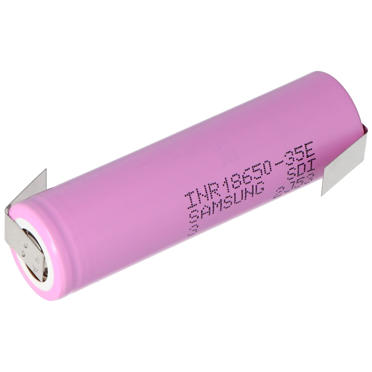 Samsung INR18650-35E 3,7V 3500mAh flacher Pluspol Z Lötfahne – LiPo24 ...