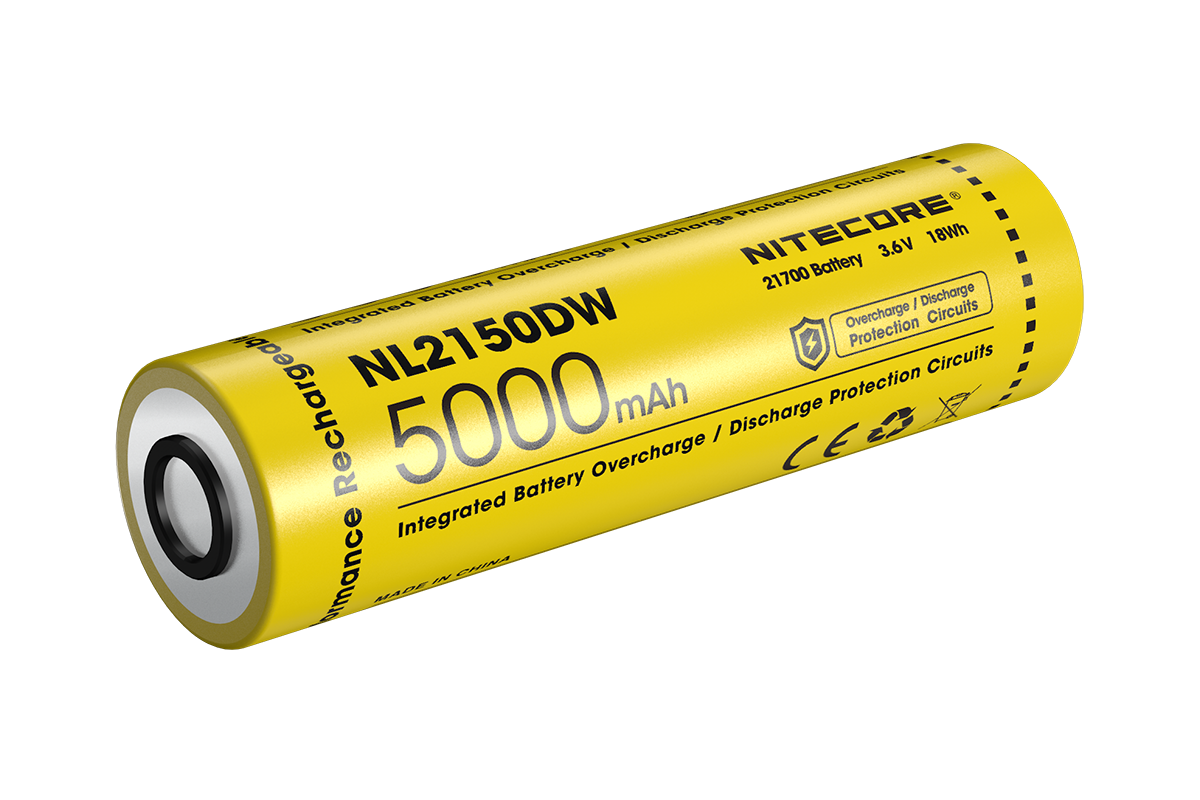 NiteCore 21700 NL2150DW - 5000mAh, für R40 V2, Li-Ionen 3,6V - PCB ges ...