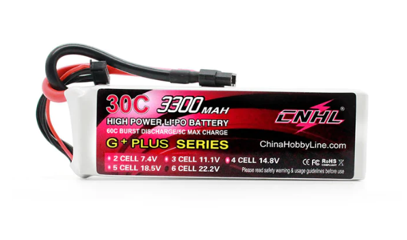 CNHL 6S 3300mAh 22,2V 30C XT60 Lipo Akku – LiPo24.de I Der Akku Profi