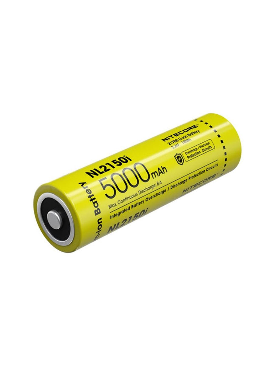 NiteCore 21700 NL2150i - 5000mAh, 8A, Li-Ionen 3,7V - 3,6V - PCB gesch ...